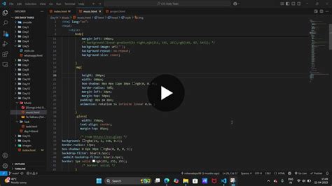html css webdesign frontenddevelopment musicvisualizer cssanimations… rohan sai adepu