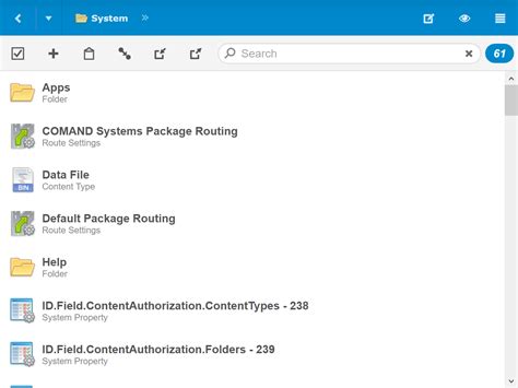 List View Views User Interface User Guide Webcomand Docs