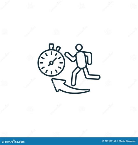 Acceleration Icon Monochrome Simple Sign From Performance Collection Stock Vector