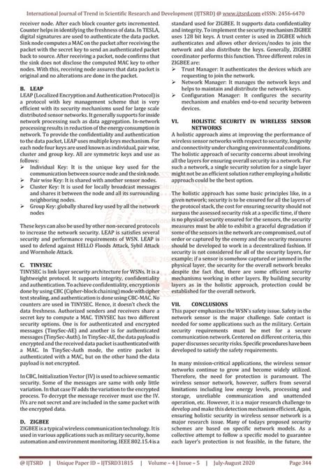 a review on wireless sensor network security pdf