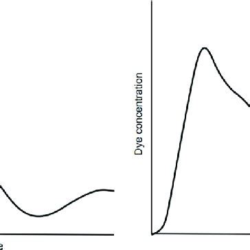 Left Side Normal Dye Dilution Curve Right Side Dye Dilution Curve Download Scientific