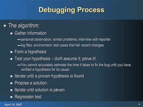 The Art Of Debugging Odp