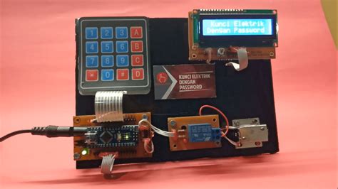 Pembuatan Kunci Elektrik Menggunakan Password Dengan Arduino