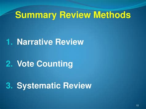 Ppt Orientation And Overview Of Systematic Review Powerpoint Presentation Id 3650890