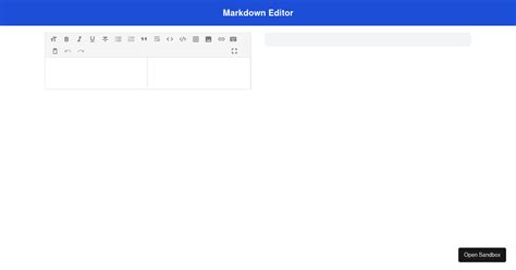 react mardown editor codesandbox