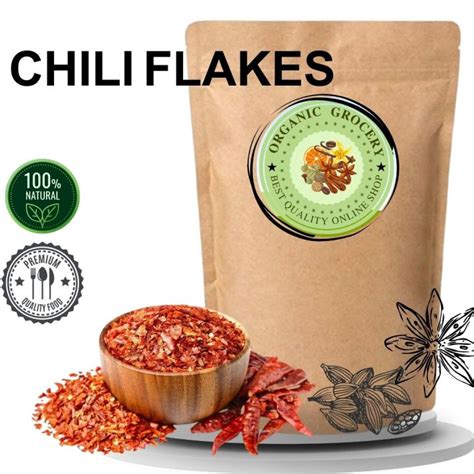 Chilli Flakes Dara Mirch 200gm Dara Mirch By Organic Grocery