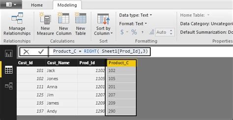 Power Bi Data Modeling