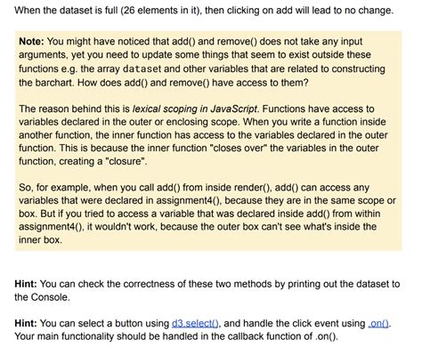Solved Question Add And Remove Elements From Dataset Chegg