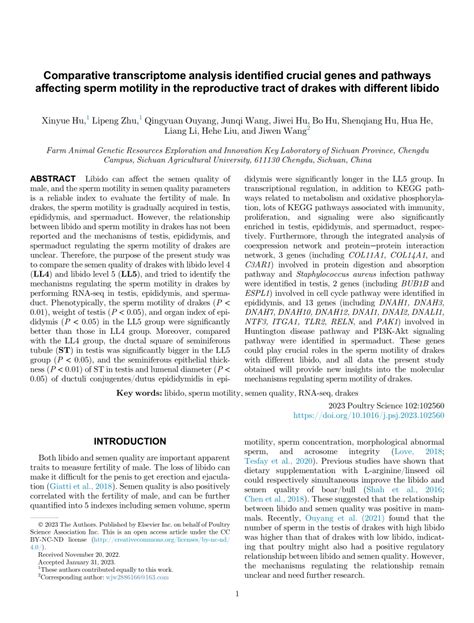 Pdf Comparative Transcriptome Analysis Identified Crucial Genes And