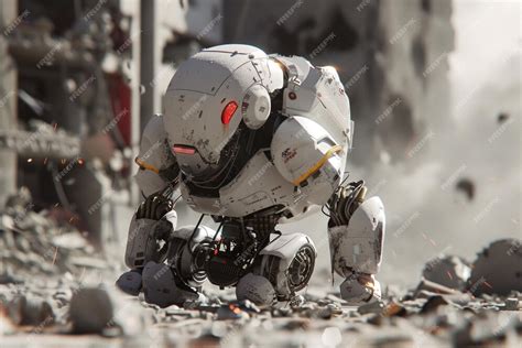 Premium Photo Advanced Robotics For Disaster Response And Recove