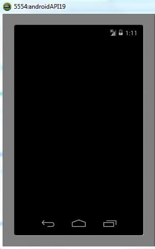 Android Emulator Shows A Black Page While Running The Cordova Project Stack Overflow