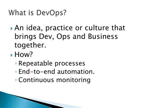 Automating Software Development Life Cycle A Devops Approach Ppt