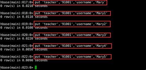 Hbase Shell命令的使用如何进入hbase命令行 Csdn博客