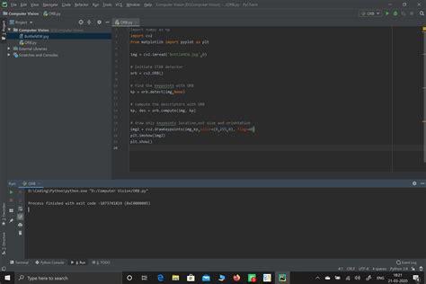 Python I Have Tried To Use Orb Feature Extraction But I Am Unable To