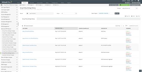 实时active Directory变更审计与报表解决方案 Windows Active Directory审计 Adaudit Plus