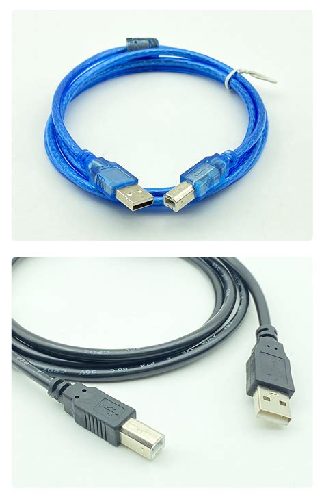 全铜usb电脑方口数据线 10米打印机数据线 透明蓝1 5m方口转接线 阿里巴巴