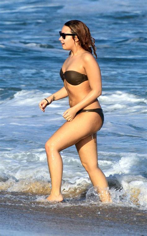 DEMI LOVATO In Bikini At A Beach In Brazil HawtCelebs
