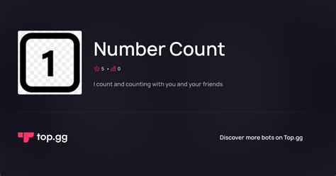 Add Number Count Discord Bot The 1 Discord Bot And Discord App List