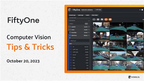 Fiftyone Computer Vision Tips And Tricks Oct 20 2023 Voxel51