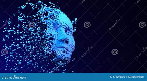 Concept Of Artificial Intelligence With Circuit Patterns Binary Code