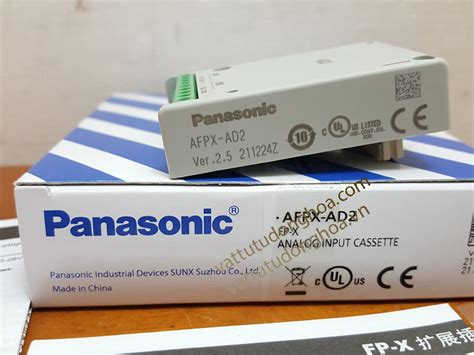 Cửa Hàng Vật Tư Tự Động Hóa HCM Mô Đun Analog input PLC Panasonic AFPX AD