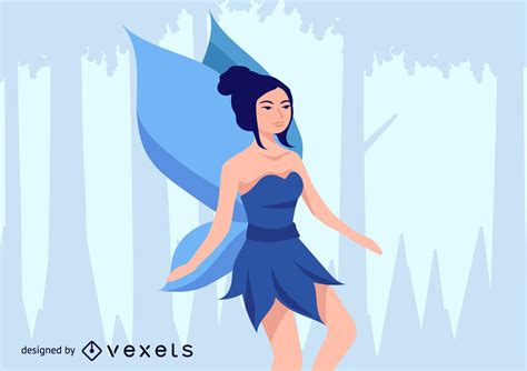Funky Hot Fairy Girl Vector Download