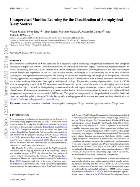 unsupervised machine learning for the classification of astrophysical x