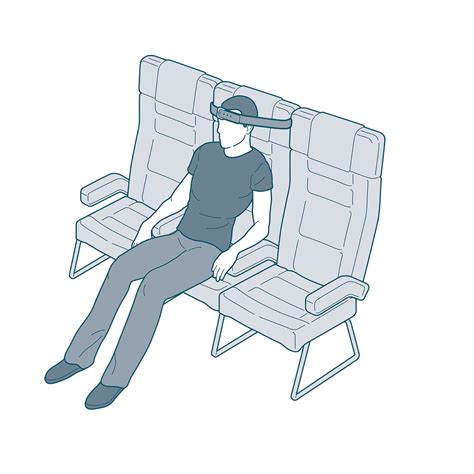 How To Sleep On A Plane 18 Illustrated Positions For In Flight