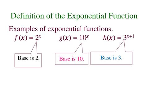 PPT - Exponential Functions PowerPoint Presentation, free download - ID:6561116