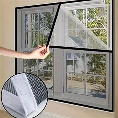Diy Windows Fly Screen Self Adhesive Mosquito Net For Windows Adjustable Window Screen Mesh
