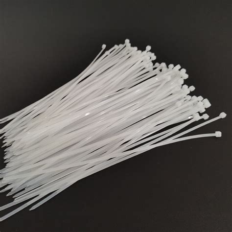 100pcs Nylon Cable Tie Self Locking Plastic Tie Wh Vicedeal