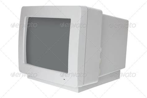 Old Computer Monitor Stock Photo By Lightzone PhotoDune