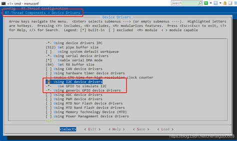 rt thread i2c 总线 rtthread menuconfig只有i2c2 csdn博客