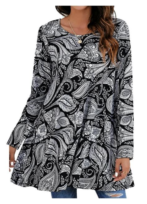 Odbmxy Spring Blouse For Women Long Sleeve Ladies Plus Size Tops Comfy