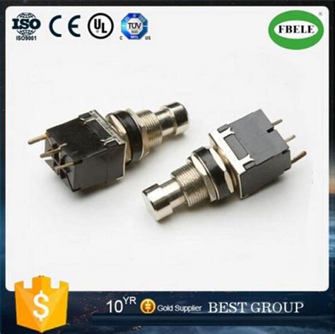Push Button Micro Switch Ce RoHS PC Terminal Push Button Metal Push Button Switch China
