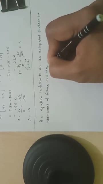 Identification And Correction Of Errorsan Algorithm Is Failed During