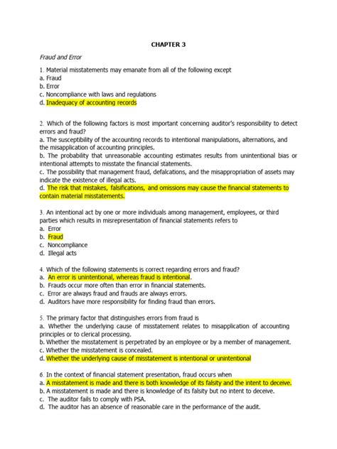 Auditing Theory 3 Pdf Financial Audit Audit