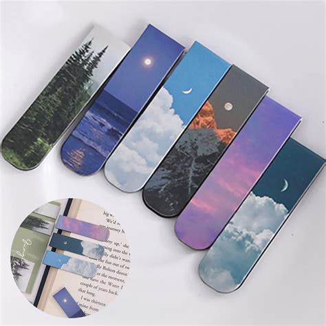 Magnetic Bookmarks Magnet Page Markers Magnetic Page Clip