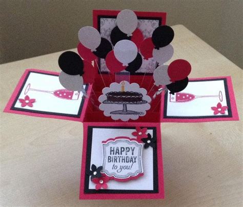Handmade Card In A Box Unique Birthday Greeting Cardbox Greeting