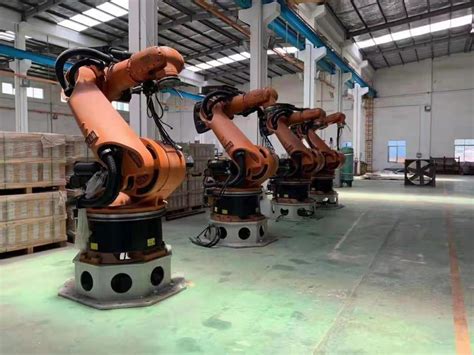 Industrial Robot Palletizer Full Automatic 500 800 Bags H Palletizing Robot For Bags Pallet