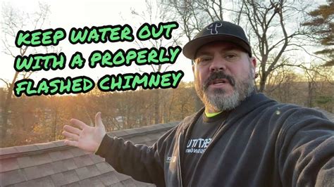 Chimney Flashing With A Cricket The How And Why Rules Youtube