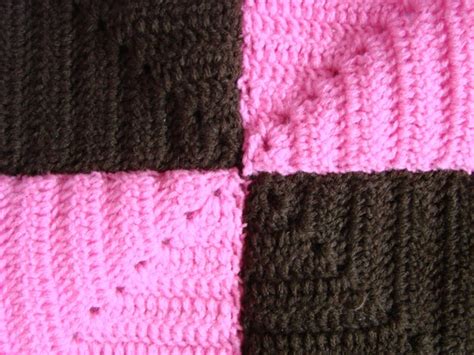 Premium Photo Crochet Texture Colorful Squares Pattern Crochet Knit