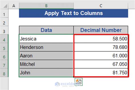 separate decimal numbers from text in excel 6 quick ways