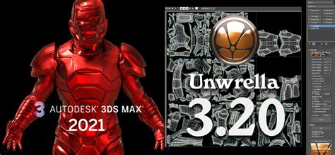 3ds Max 2021 Support Unwrella 3 20 Unwrella Optimal Automatic Unwrapping