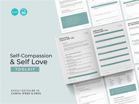 Self Compassion And Self Love Toolkit For Coachestherapists Etsy