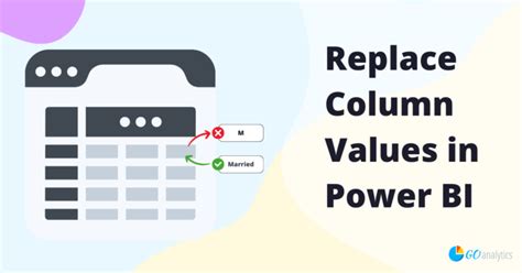 How To Replace Column Values In Power Query Go Analytics