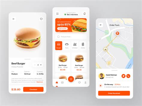 Antar Food Delivery App By Azie Melasari For Odama On Dribbble