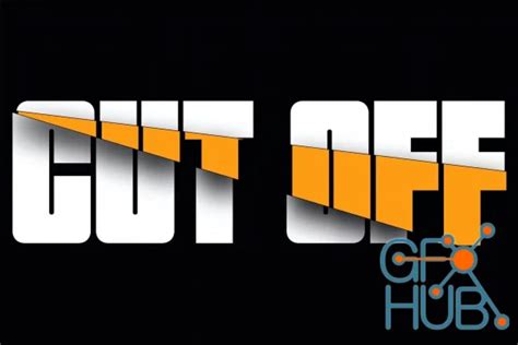 Cut Off Text Effect 44071