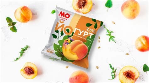 Йогурт дизайн упаковки on Behance
