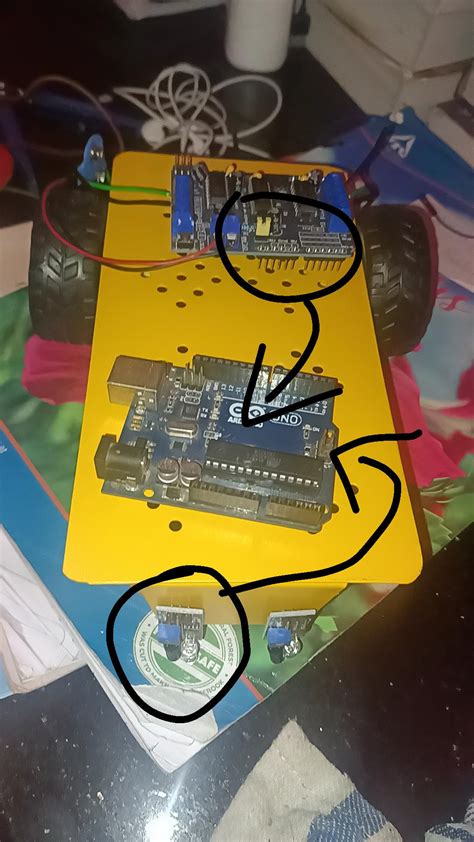 how to connect ir sensor to hw 130 r arduino
